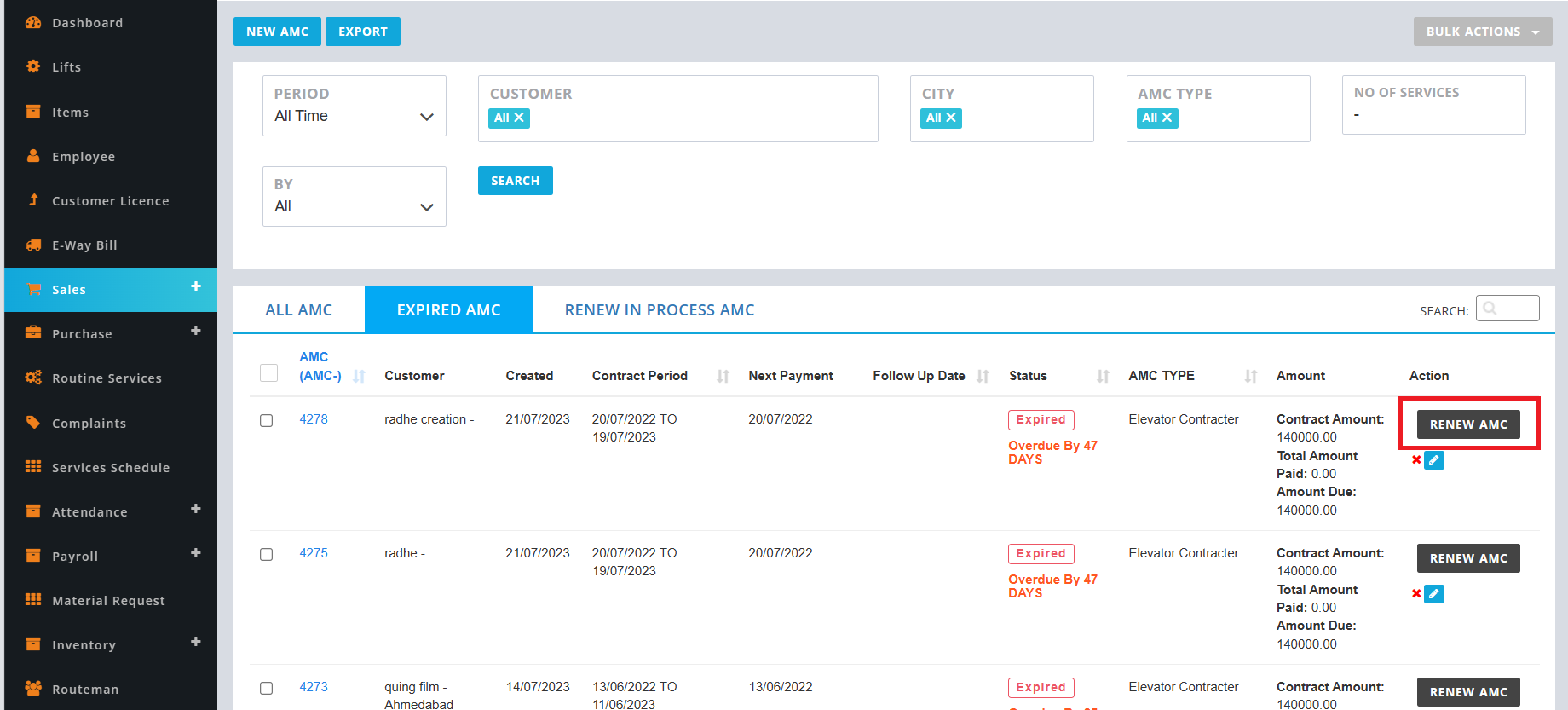 How to Renew Contract Guide by Lionsol | AMC Cloud Software | Knowledge ...